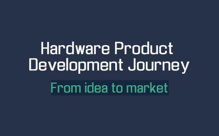 Hardware Product Development Journey - From Idea to Market (Infographic)